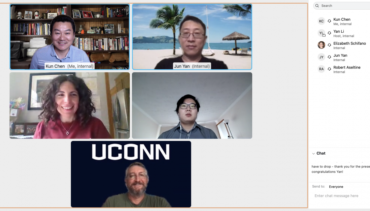 Yan Li defended his thesis. Congratulations, Dr. Li! | Kun Chen